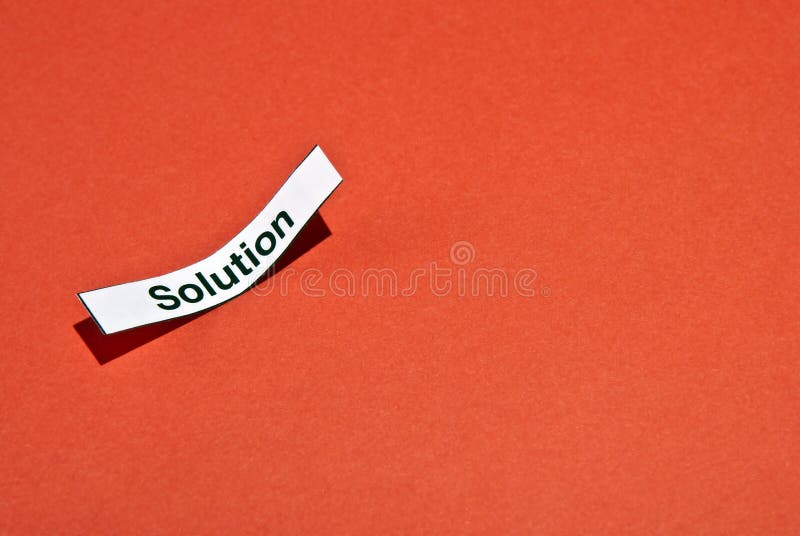 Solution stock image. Image of answer, risk, solving - 33667471