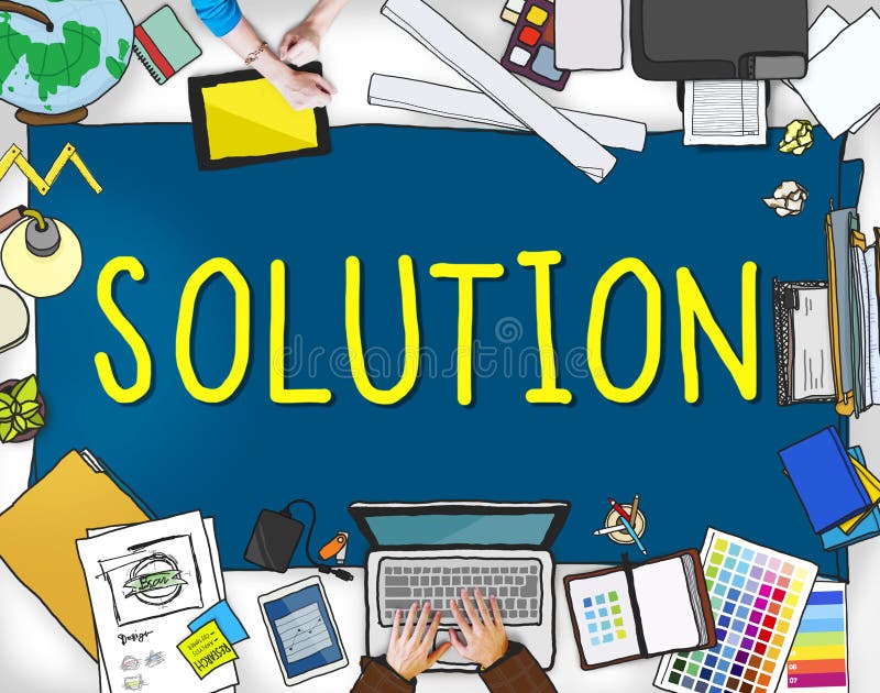 Solution Innovation Progress Strategy Decision Concept Stock ...