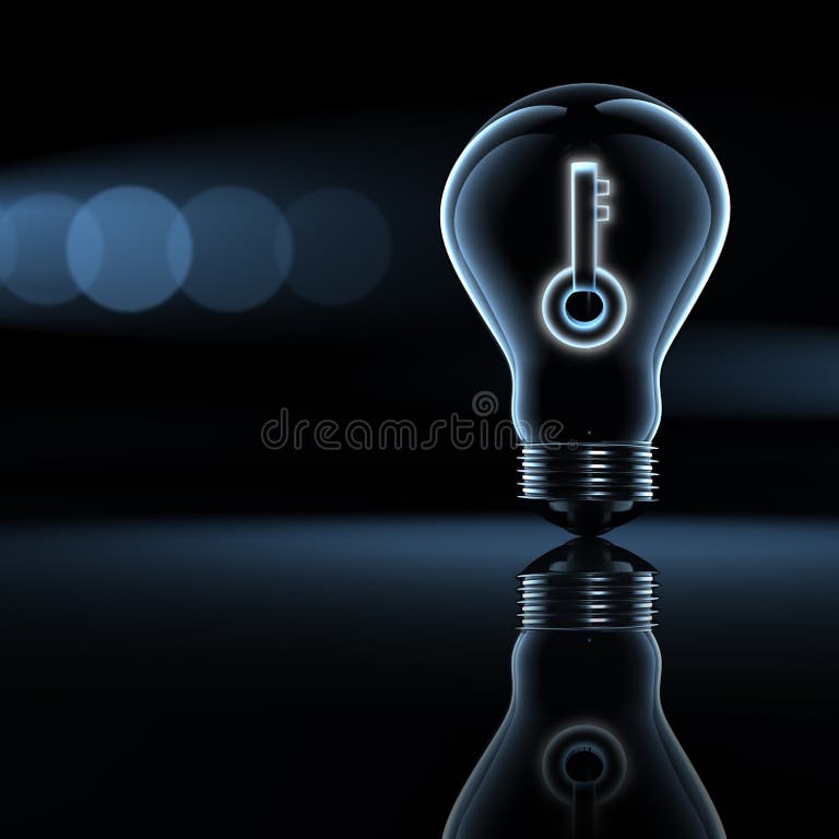 Solution and key stock illustration. Illustration of method - 18536697