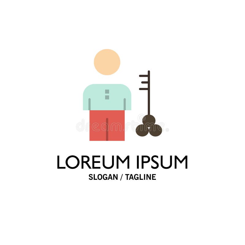 Solution, Key, Lock, Man, Person, Provider, Security Business Logo ...