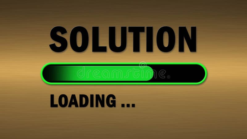 Solution loading process stock illustration. Illustration of solution ...