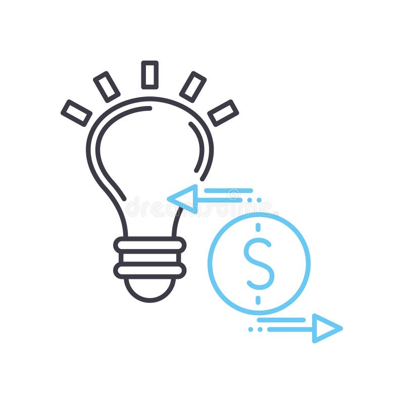 Solution Line Icon, Outline Symbol, Vector Illustration, Concept Sign ...