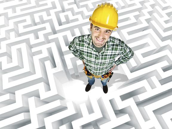 Solution man stock image. Image of problem, white, abstract - 20007955