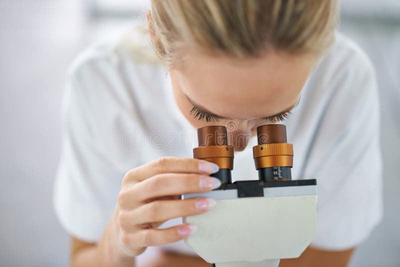 Solution, Microscope or Woman Scientist in Laboratory for Research ... Solution, Microscope or Woman Scientist in Laboratory for Research ...
