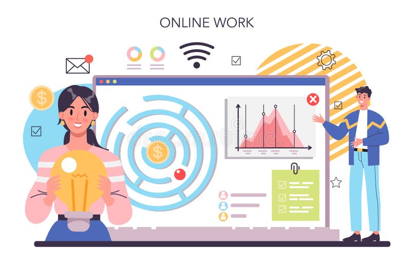 Solution Online Service or Platform. Solving Problems and Finding Stock ...