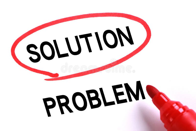 Solution of Problem stock image. Image of challenge, innovation - 46381909