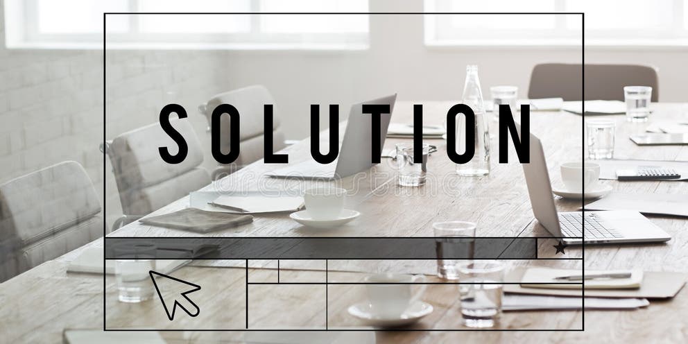 Solution Problem Solve Result Progress Concept Stock Photo - Image of problem, meeting: 70607290