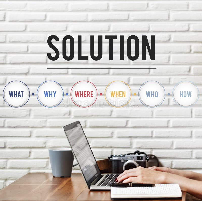 Solution Problem Solving Share Ideas Concept Stock Image - Image of ...