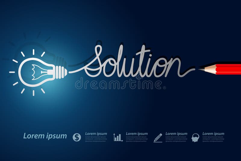 Solution Bulbs stock illustration. Illustration of bundle - 30572928