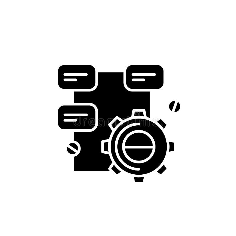 Technical Task RGB Color Icon Stock Vector - Illustration of design ...