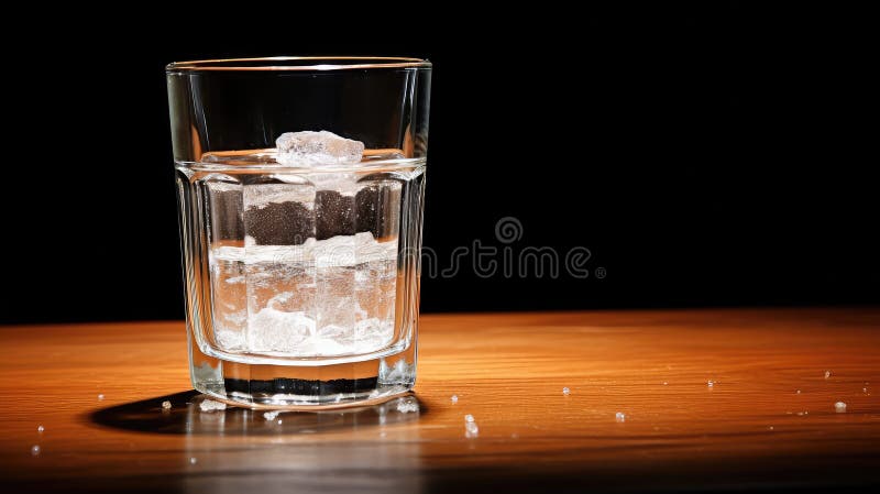 Solution salt in water stock illustration. Illustration of mixture ...