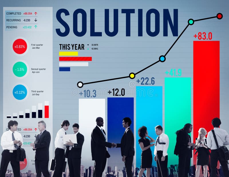 Solution Solve Strategy Success Improvement Concept Stock Image - Image ...