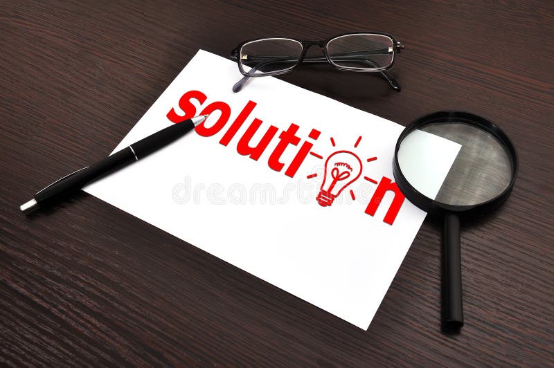 Solution symbol stock photo. Image of idea, mobile, solution - 33889164