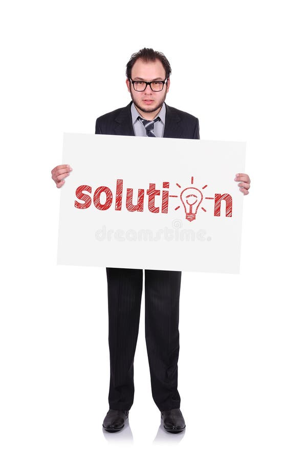 Solution symbol stock illustration. Illustration of organization - 42960881
