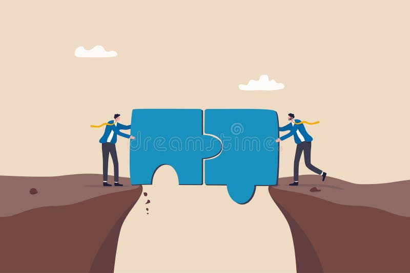 Solution or Teamwork To Solve Problem Together, Cooperation or ...