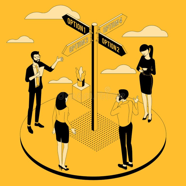 People Decision Path Stock Illustrations – 3,748 People Decision Path ...