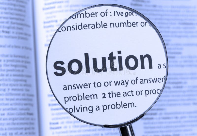 Solution stock photo. Image of text, solution, single - 45091782