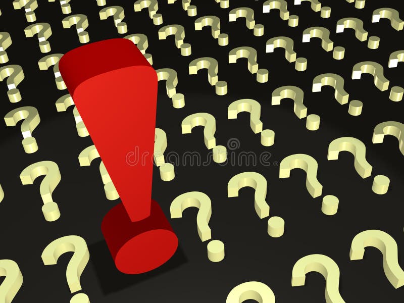 Solution To the Problem - 3D Image Stock Illustration - Illustration of ...