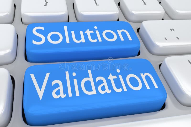 Solution Validation Concept Stock Illustration - Illustration of ... Solution Validation Concept Stock Illustration - Illustration of ...