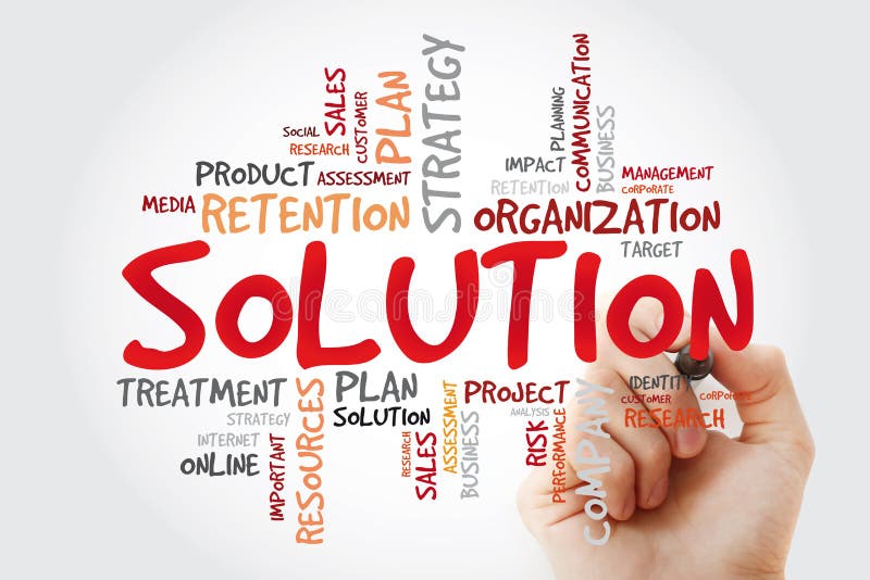 SOLUTION Word Cloud with Marker, Business Concept Background Stock ...