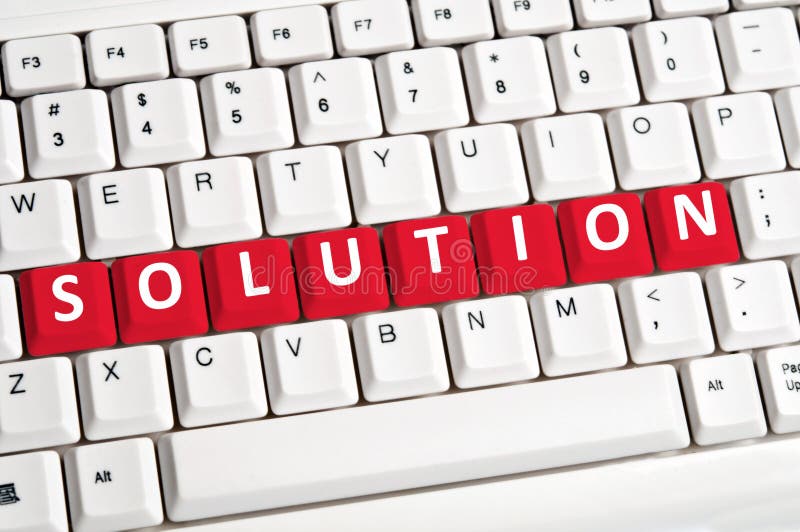 Solution Word Cloud stock image. Image of definition - 50921625