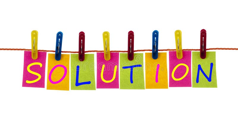 SOLUTION Word Cloud, Business Concept Stock Image - Image of human ...