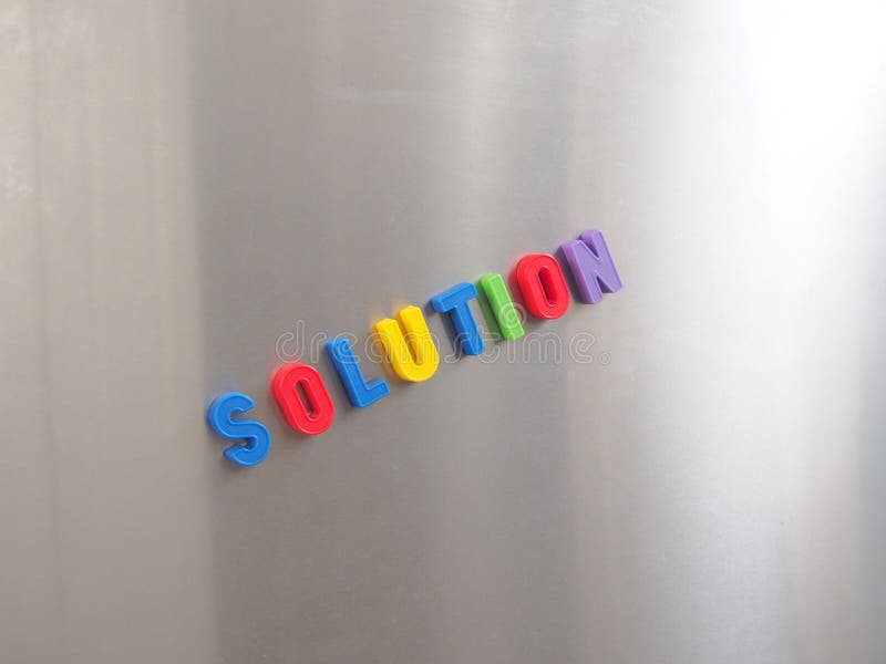 Solution stock photo. Image of office, group, lettering - 44915302