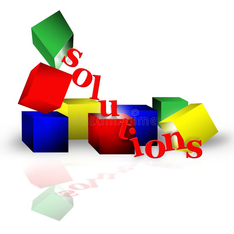 Solutions stock illustration. Illustration of solution - 4533175