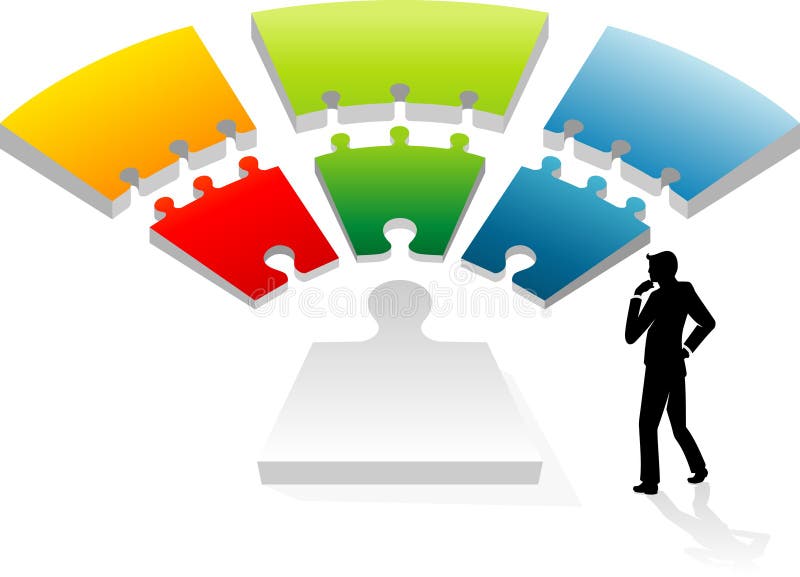 Solutions for all stock vector. Illustration of combination - 16869499