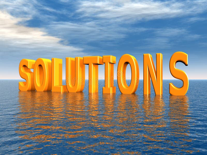 Solutions stock illustration. Illustration of thinking - 43907552