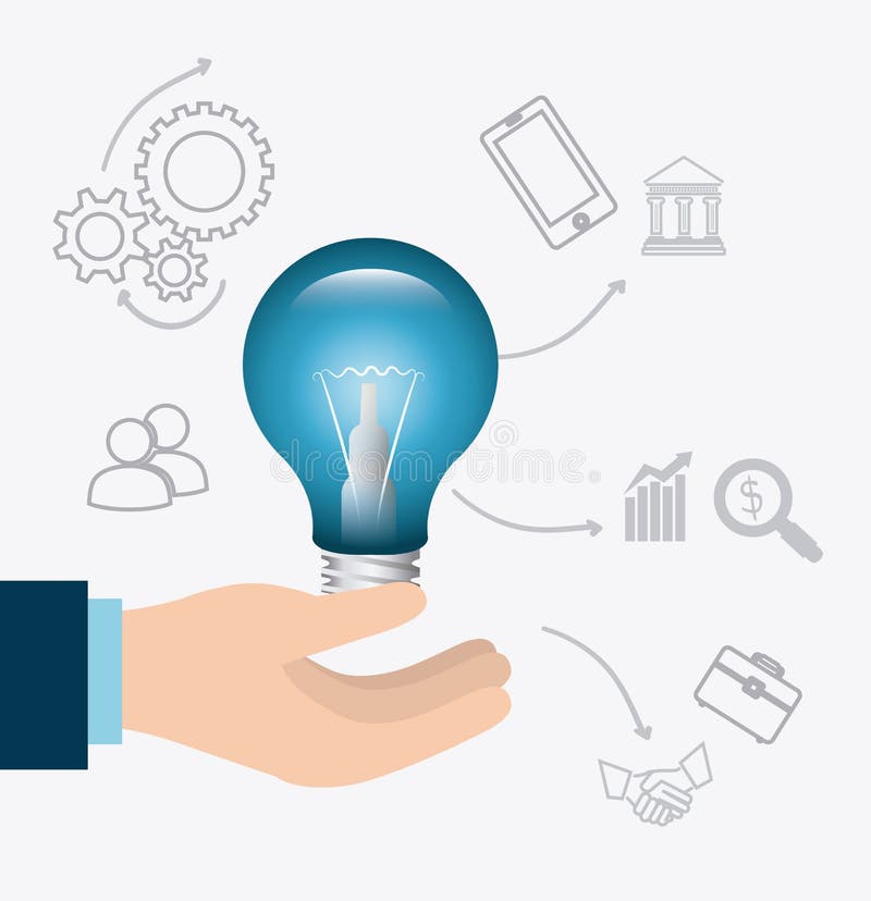 Solutions design. stock illustration. Illustration of office - 62259853