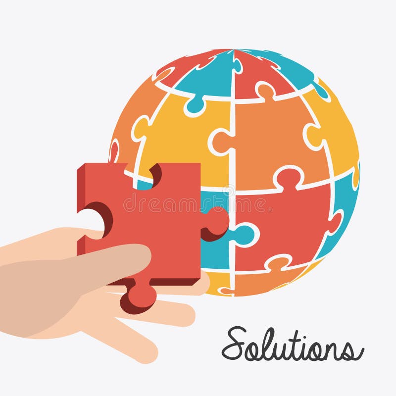 Solutions design. stock illustration. Illustration of conceptual - 62259906