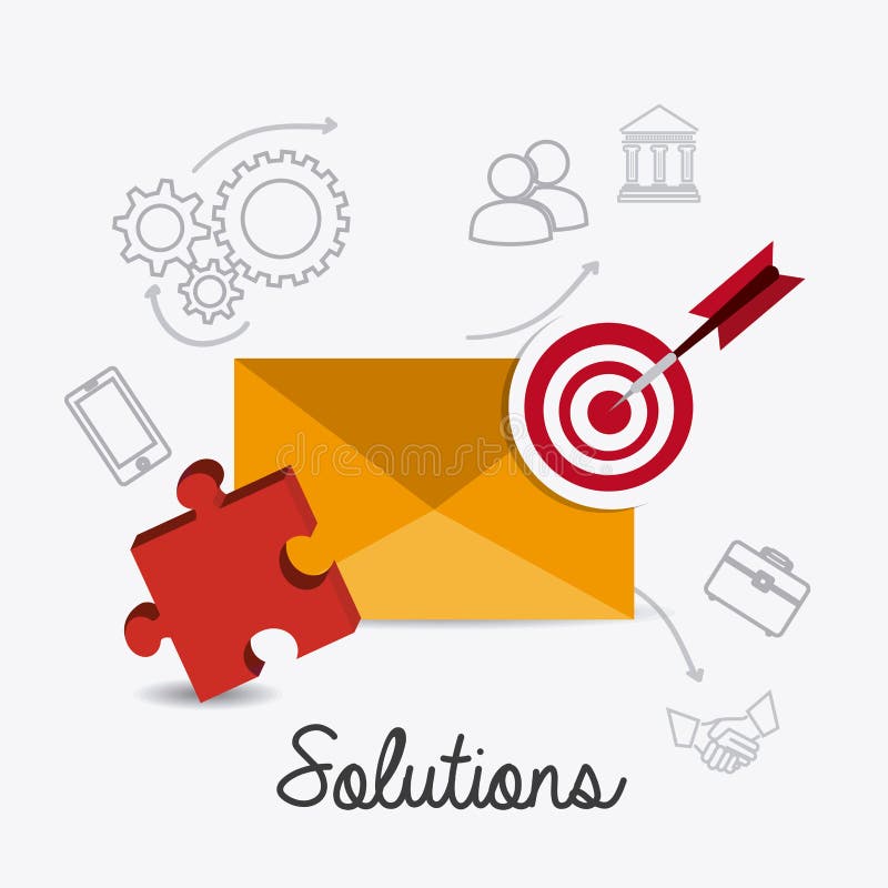 Solutions design. stock illustration. Illustration of investment - 62259927