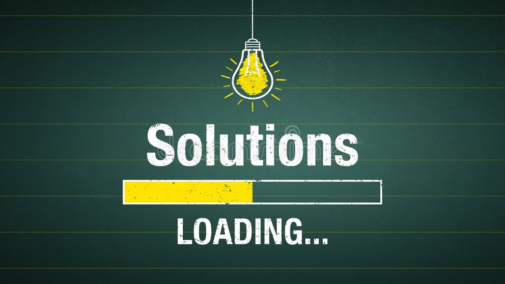 Solutions loading stock illustration. Illustration of loading - 147439540