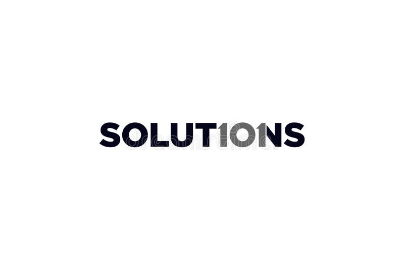 Solutions Wordmark Stock Illustrations – 4 Solutions Wordmark Stock ...