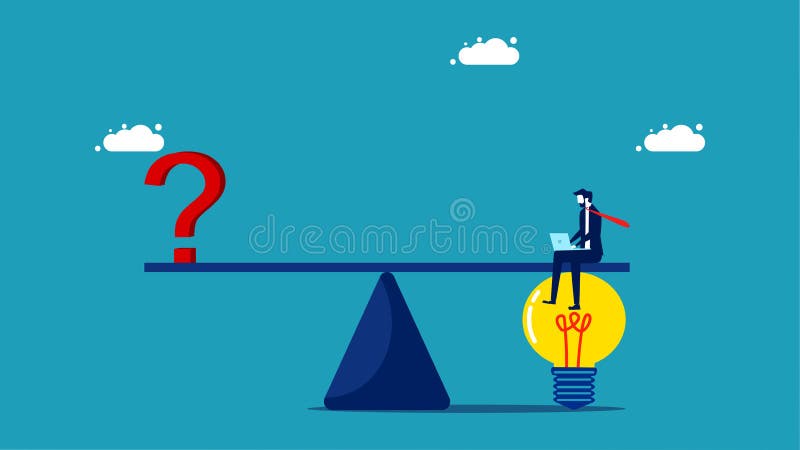 Solve Problems at Work. Businesswomen Use Ideas To Solve Problems Stock ...