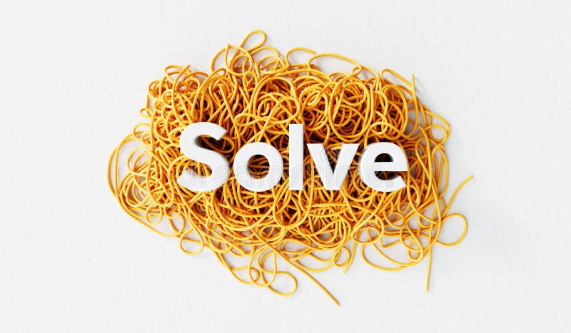 Solve Word on a Tangled Pile of String. Mental Health and Personal ...