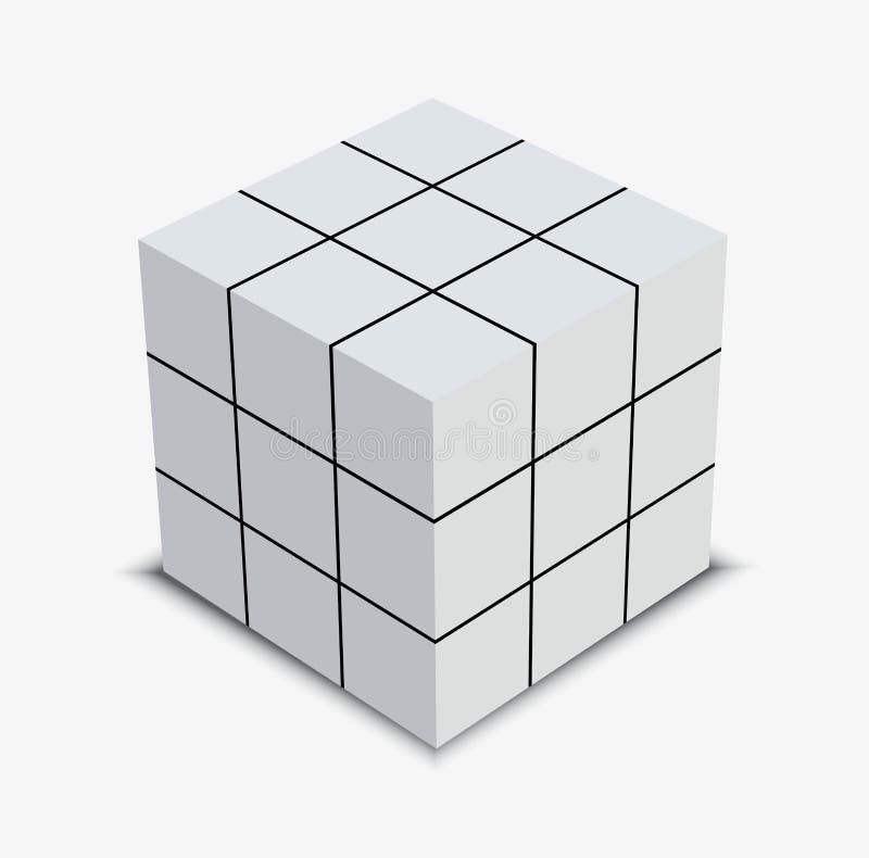 Solved Cube Puzzle stock illustration. Illustration of ideas - 42794354 Solved Cube Puzzle stock illustration. Illustration of ideas - 42794354