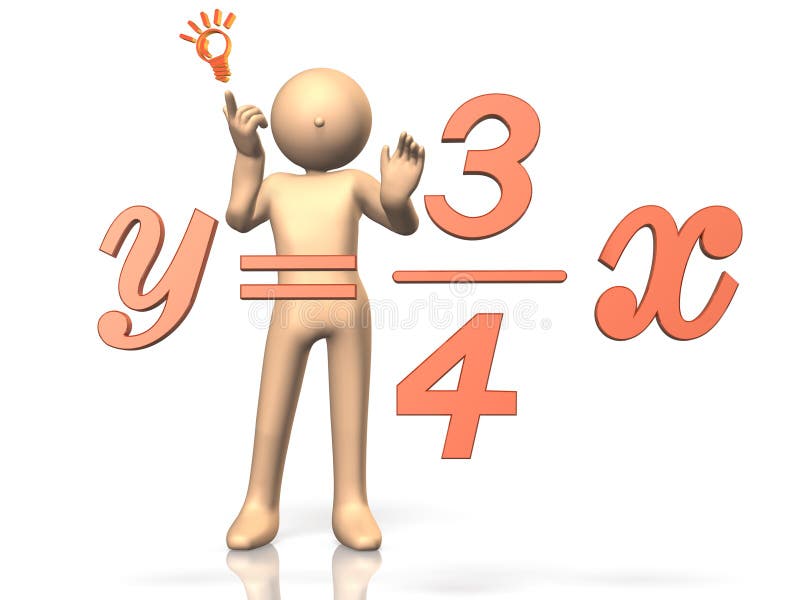 3d mathematical equation stock illustration. Illustration of equation ...