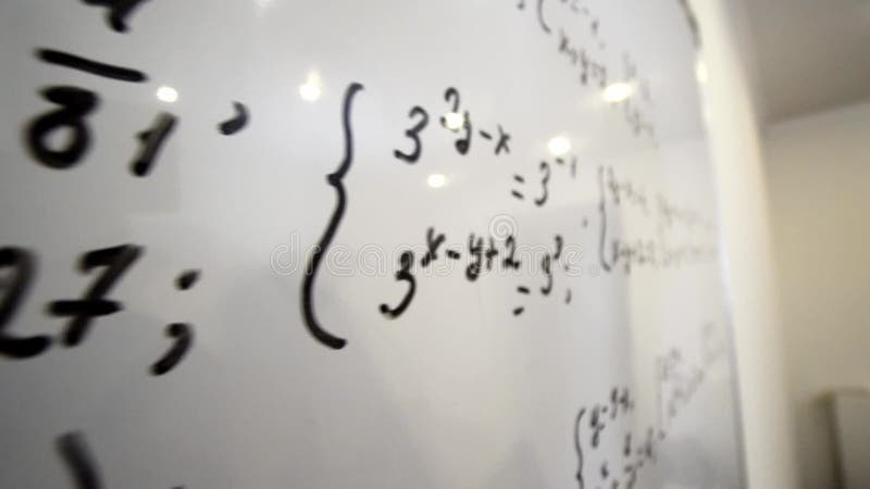 Mathematics Equation on Whiteboard. Math Algebra Lessons, Education ...