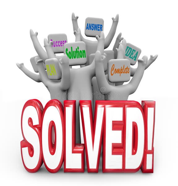 Solved People Cheering Solution Answer Plan Goal Achieved Stock ... Solved People Cheering Solution Answer Plan Goal Achieved Stock ...