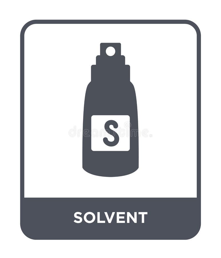 Solvent Icon. Trendy Modern Flat Linear Vector Solvent Icon on W Stock ...