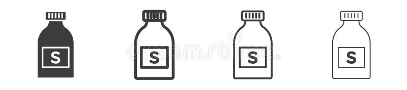 Solvent Icon Vector Set on White Background Stock Vector - Illustration ...
