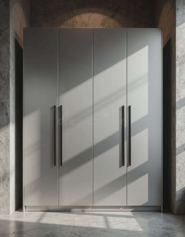 Solvent Storage Cabinet with Closed Doors in a Conservation Area Stock ...