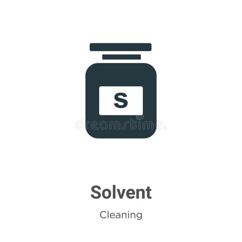 Solvent Icon In Trendy Design Style. Solvent Icon Isolated On White ...
