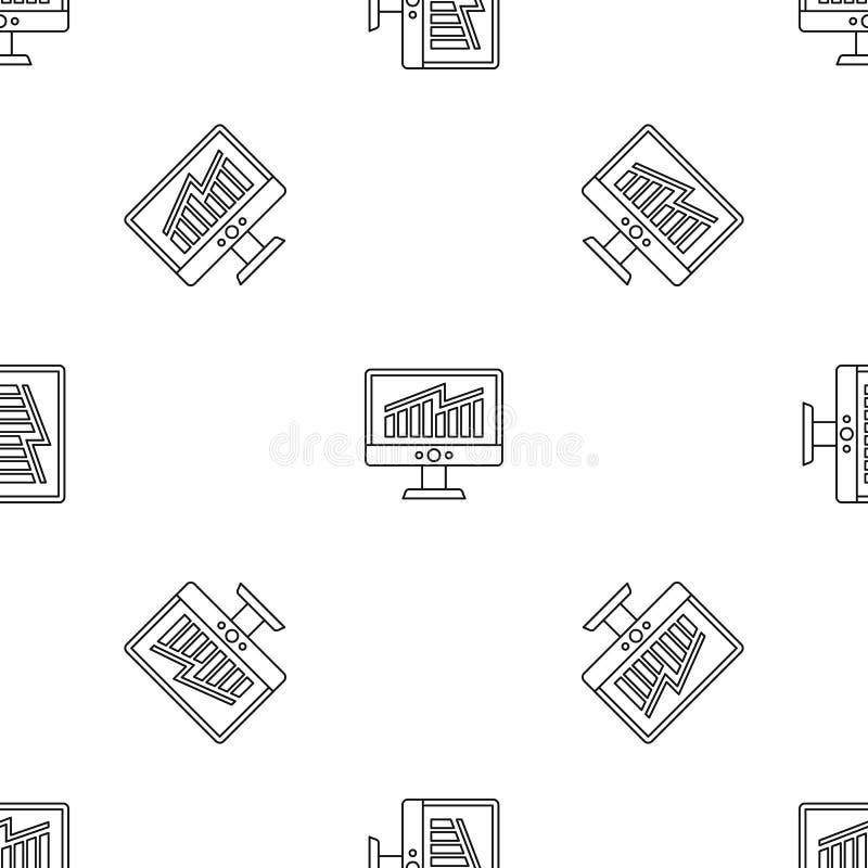 Solving Business Strategy Pattern Seamless Vector Stock Vector ...