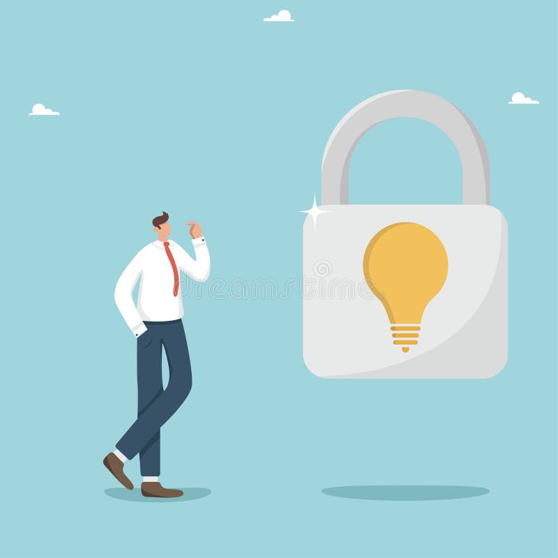 Solving a Complex Problem with Creative Thinking Stock Vector ...