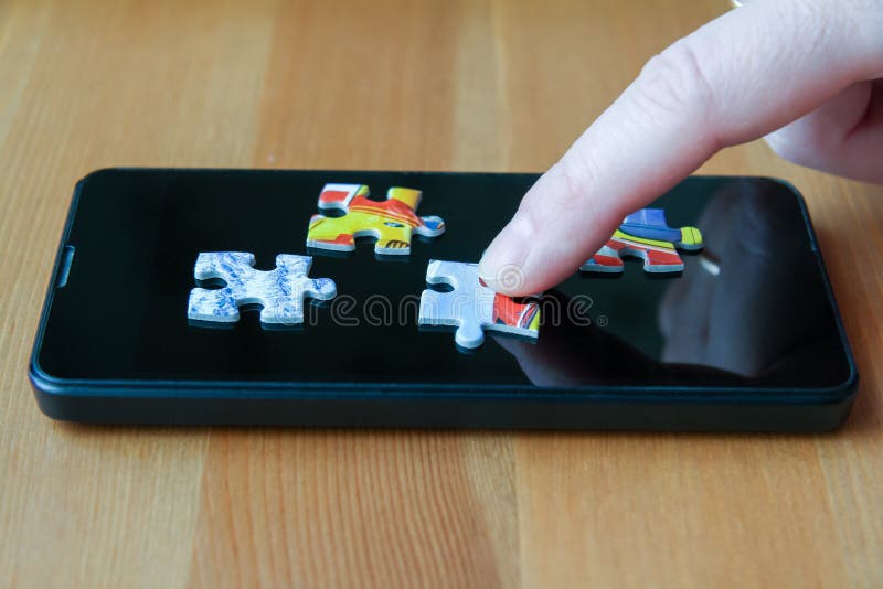 Solving difficult problems stock image. Image of smartphone - 174275789