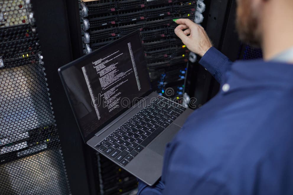 Solving Issues in Data Center Server Room Environment Stock Photo - Image of datasecurity ...