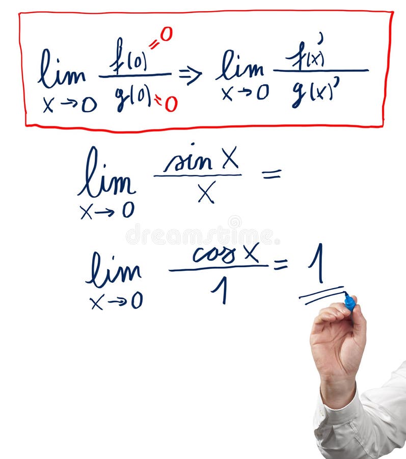Solving limit equation. stock photo. Image of concepts - 30401330